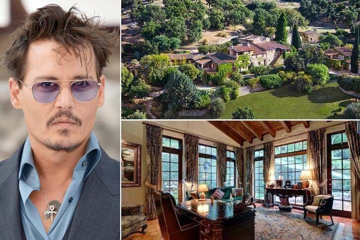 Check Out Stars and Their Magnificent Homes—Johnny Depp's Is Just ...